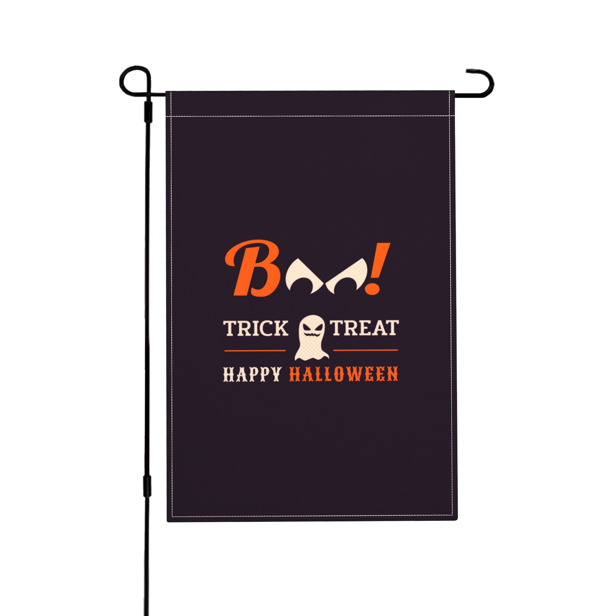 TEQUAN Happy Halloween Scary Night Garden Flags, 18 x 12 inch Double ...