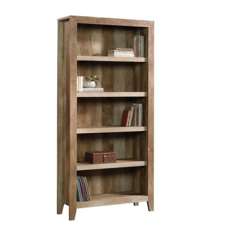 Scranton & Co 5 Shelf Bookcase in Craftsman Oak - Walmart.com