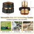 3/4 Inch Garden Hose Quick Connect Fittings, 2026 Upgrade Male to ...