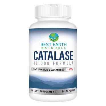 Catalase Extreme 10,000, 60 Capsules - Enzyme Replenisher, Hair ...