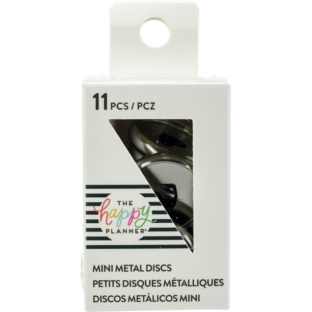 Happy Planner Mini Metal Expander Discs 11/Pkg-Silver - Walmart.com