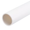 PVC Rigid Round Pipe 16mm ID 20mm OD 20cm/8" Length White High Impact for Water Pipe, Crafts ...