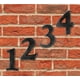 Hy-Ko Products 30201 Plastic House Number 1 ONE 6" High, Black, 1 Piece ...