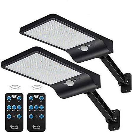 56 Led Solar Lights Outdoor Waterproof, Wireless Solar Security Light ...