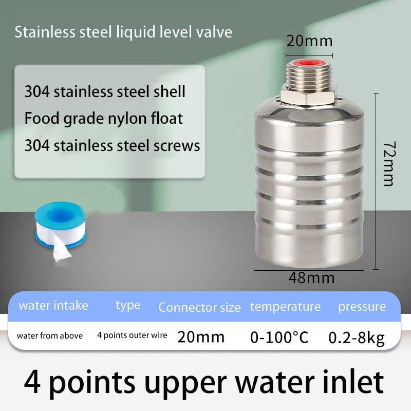304 Stainless Steel Fully Automatic Water Level Control Float Valve ...