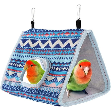 FFIY Bird Nest Snuggle Hut, Parrot House Bed Bird Hanging Hammock Tent ...