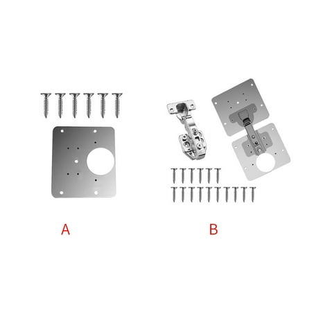 Hinge Repair Set Stainless Steel steel hinge plate; Door Hinge Plate ...
