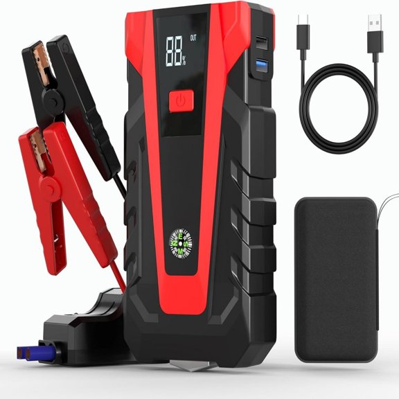 Type S Multi-Function Battery Car Jumper & Portable Power Bank with ...