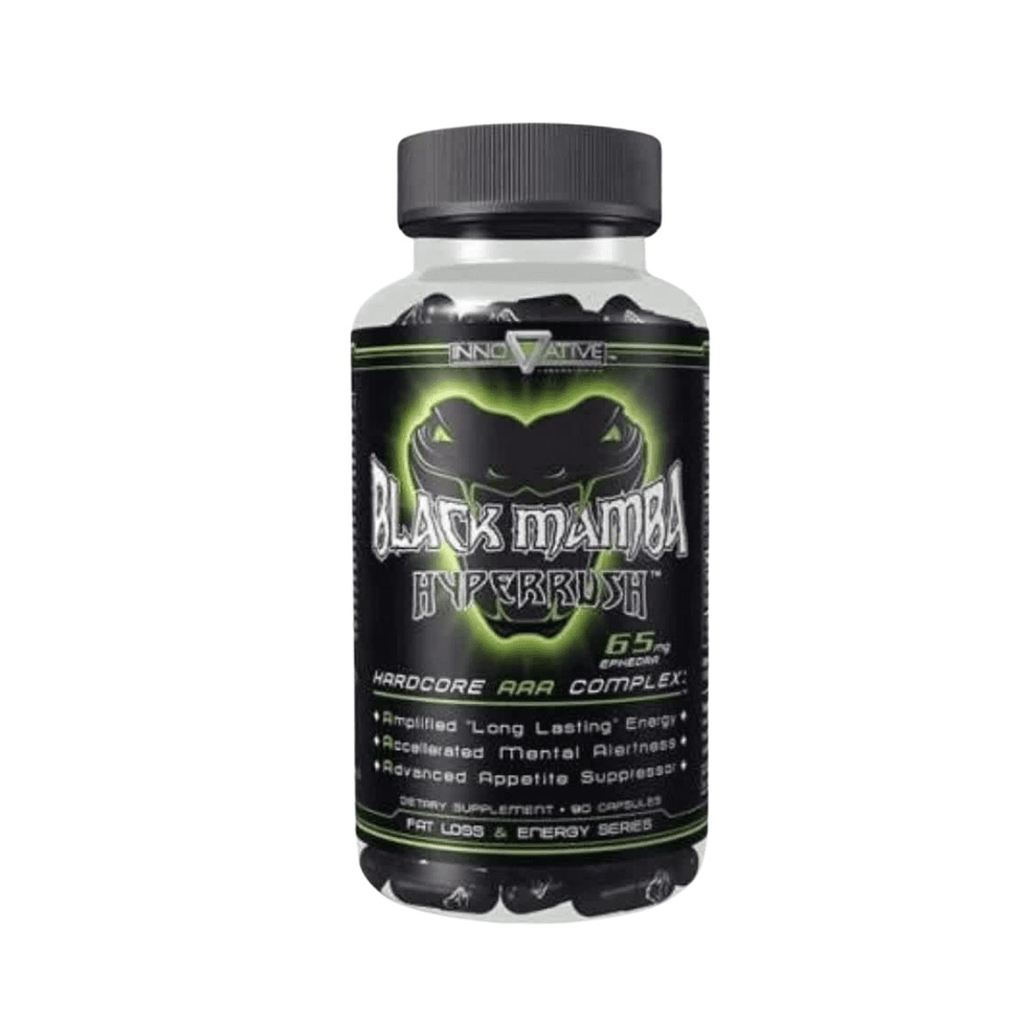 INNOVATIVE Black Mamba 90 caps Sabor Neutro termo pre entreno | Walmart ...
