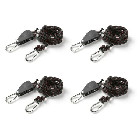 juguse Pack of 4 Rope Hanger Adjustable Locking Outdoor Camping Tent ...