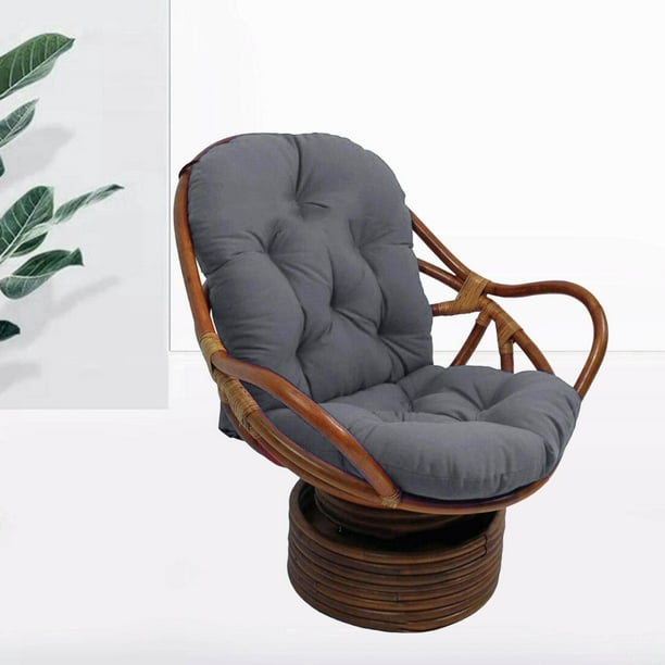 Textured Rattan Wicker Swivel Rocker Chair cushion 45" x Cushion Seat ...