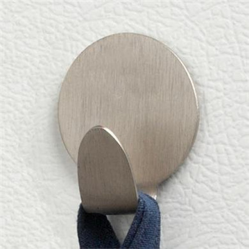 Spectrum Magnetic Round Hook - Size: Large - Color: Brushed Nickel - 2 ...