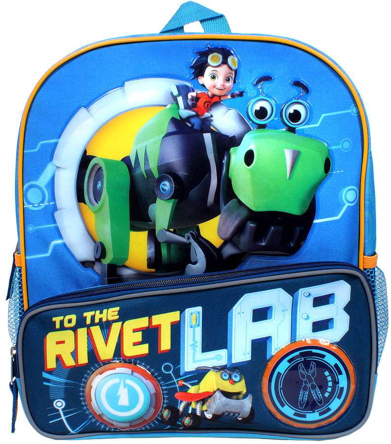 Nickelodeon Rusty Rivets Rusty and Botasuar "To The Rivet Lab" Backpack ...