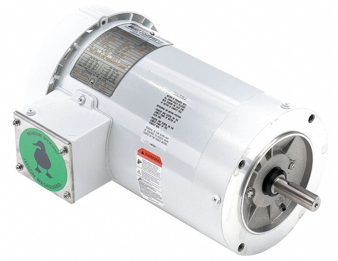 Leeson Brake Motor,2 HP,1745,56C,208-230/460V 119471.00 - Walmart.com
