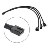 1 to 3 Splitter PC for Case Internal Motherboard Fan Hub 3-Pin PWM Fan ...