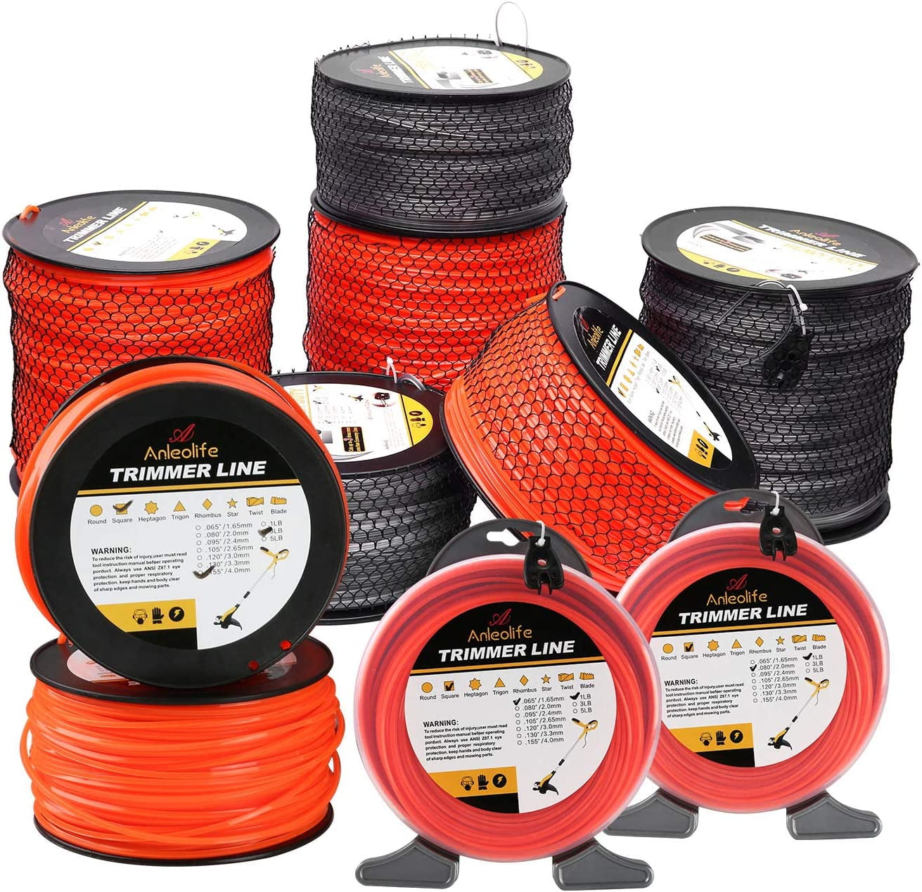 Buy Trimmer Line Donut 1-Pound Commercial Square .080-Inch-by-557-ft ...