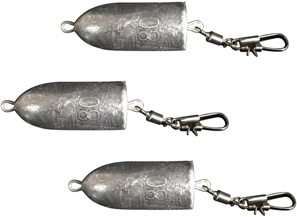 3 Pcs Fishing Weight Sinker Bullet Weights Fishing Sinker Drop Sink ...