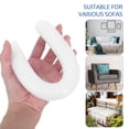 BESTYASH 40Pcs White Flexible Sponge Rods for Couch Covers Slipcover ...