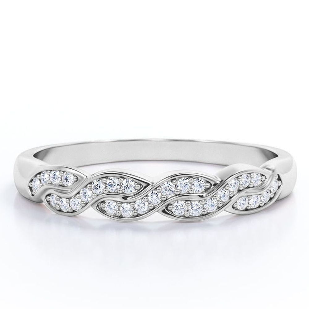 Click here for Jeenmata 0.25 Carat Round Cut Pave-Channel Infinit... prices
