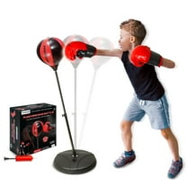 Franklin Sports Inflatable Kids Punching Bag + Boxing Gloves Set ...