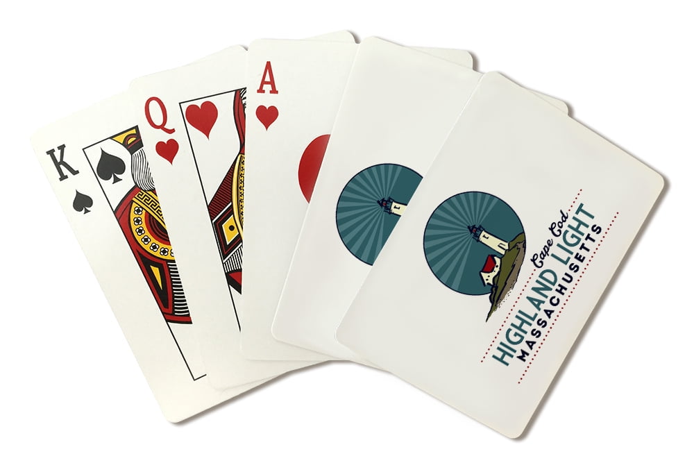 Cape Cod, Highland Lighthouse, Lantern Press, Premium Playing Cards, 52 ...