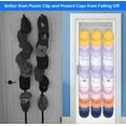 MISSLO Door Hat Rack Organizer, 24 Loops, Baseball Cap Storage, Sport ...