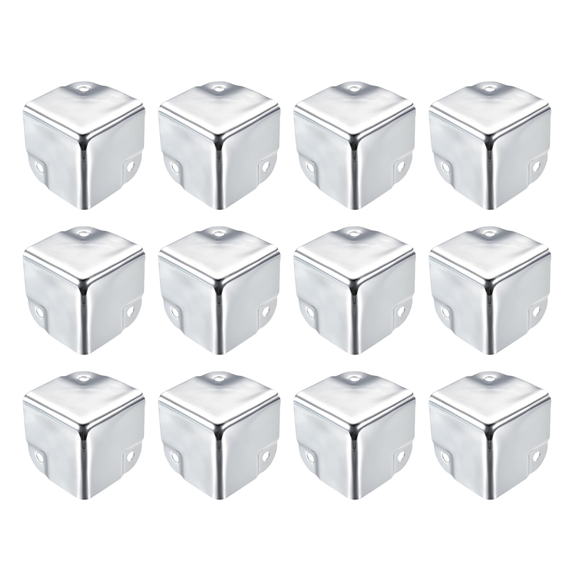 Metal Box Corner Protectors Box Edge Guard Protector 35x35x35mm Silver ...