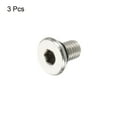 Uxcell M5*0.8 Internal Hex Head Pipe Fitting Plug, 3 Pack Male Thread ...