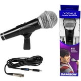 (4) Samson M10 Handheld Dynamic Vocal Microphones with Tripod ...