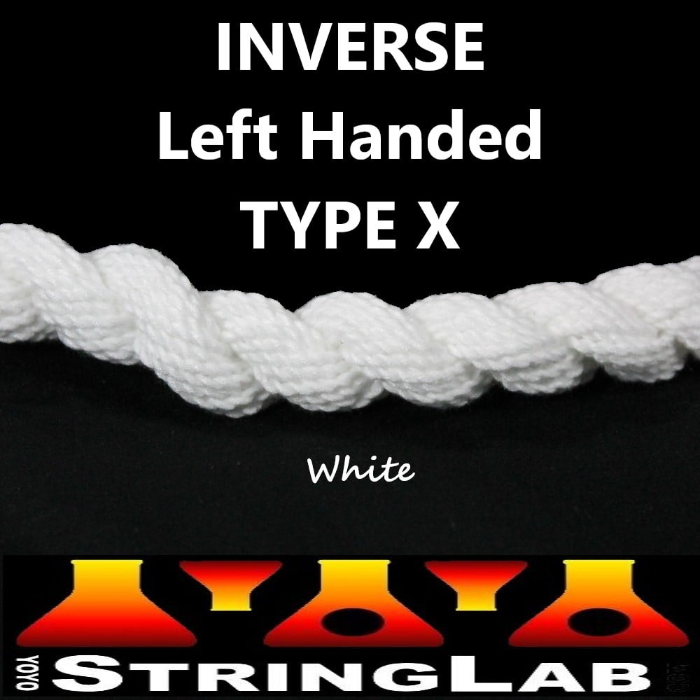 YoYo String Lab Inverse Type X- Left Handed- Medium Thick Yo-Yo Strings ...