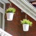 8 Pcs Metal Hanging Chains with Ceiling Hooks, Garden Plant Hangers for ...