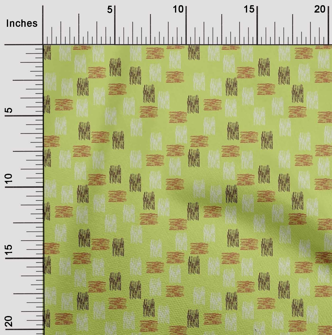 oneOone Silk Tabby Fabric Brush Stroke Ikat Printed Fabric 1 Yard 42 ...
