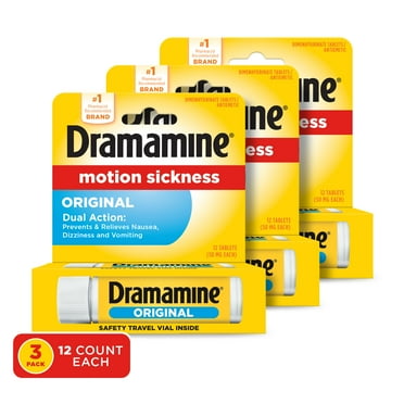 Dramamine Less Drowsy Formula Tablets - 8 Ea - Walmart.com