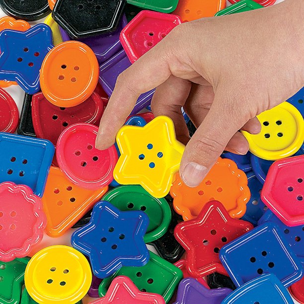 Great Big Buttons-1 Lb - Craft Supplies - 95 Pieces - Walmart.com