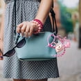 Fashion Bows Knot Braided Rope Purse Charm Decoration Acrylic Bag ...