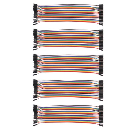 Goriertaly 5pcs 20cm/7.86inch Female to Female Multicolored Wire 40pin ...