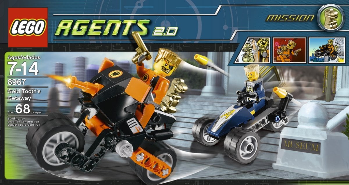 LEGO Agents Gold Tooth's Getaway (8967) LEGO - | Bodega Aurrera en línea
