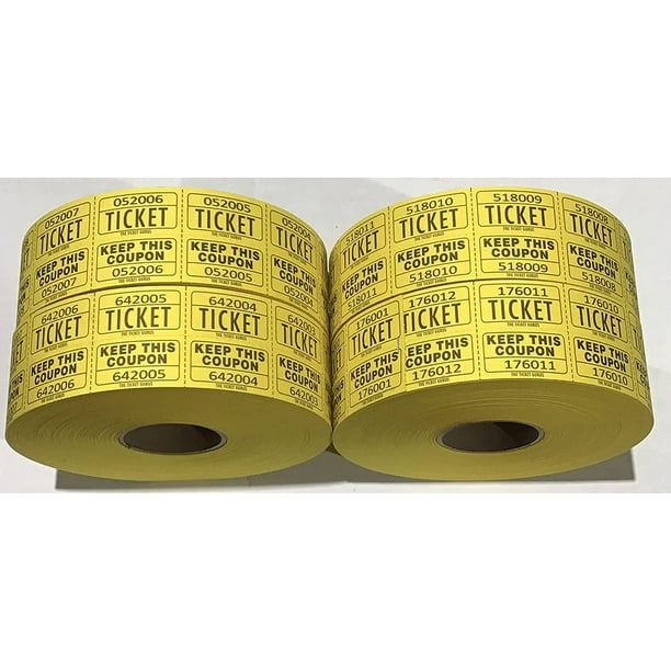 Ticket Les Billets de Tirage Gourous-Billets (4 Rouleaux de 2000 Grand ...