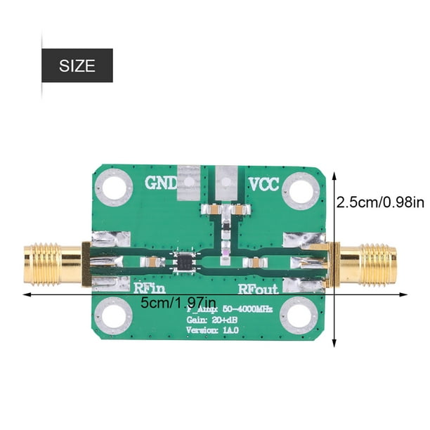 Amplificador RF, 1 amplificador de ruido ultrabajo de 144 MHz LNA, el ...