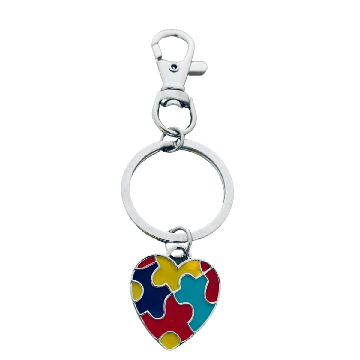 Autism Keychain - Autism Jewelry, Autism Awareness Ribbon Zipper Pull ...