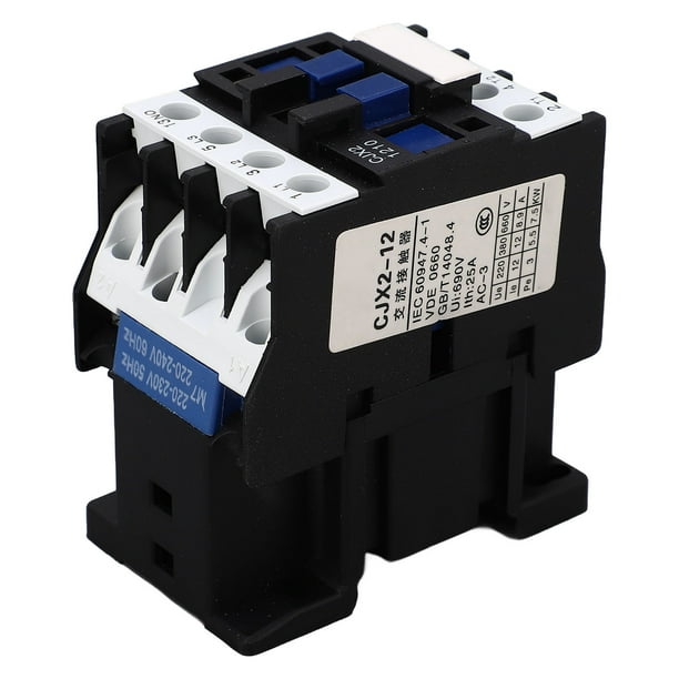 AC Contactor,AC Contactor 220V 3P AC Contactor V Rail Mount AC ...