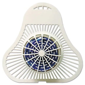 HOSPECO Health Gards Urinal Screen with Non-Para Block, White/Pink ...