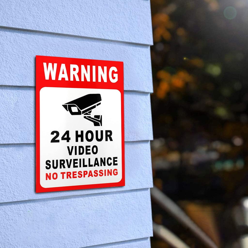 BadyminCSL Warning-Flag Metal Sign Poster Yard Signs Plaque Bar Club ...