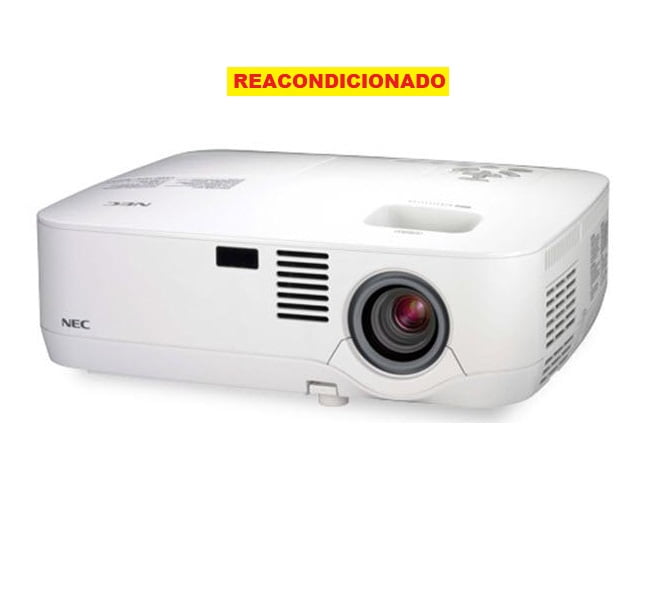 PROYECTOR NEC LCD NP500W, Resolución 1280x800, 3000 lumenes- Blanco, EQUIPO CLASE A ...