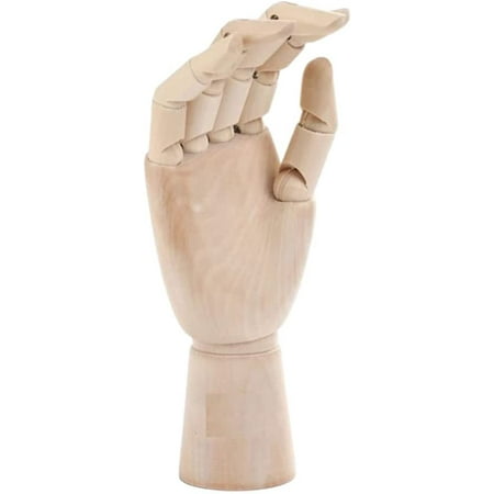 Wooden Hand Models Art Mannequin Hand Flexible Hand Statues Glasses ...