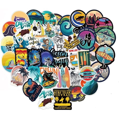 Outdoor Stickers 100-Pack,HTCM Water Bottle Stickers Aesthetic Trendy ...