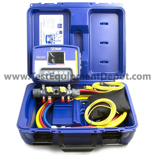 Yellow Jacket 40813 Refrigeration System Analyzer w/ Titan 4-Valve ...