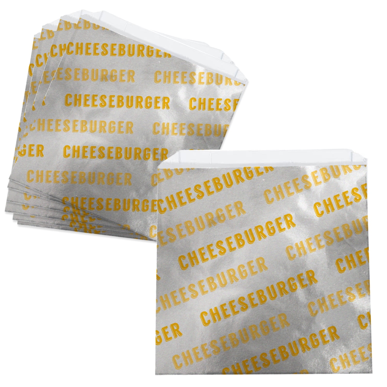 Avant Grub Retro, Grease Proof Burger Wrappers 25Pk. Insulated, Foil ...