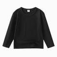 CAUYDY 3 Pack Boys Long Sleeve Shirts Girls Cotton Crewneck T-Shirts ...
