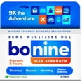 Bonine Max Strength Motion Sickness & Nausea Relief, Chewable Tablets ...
